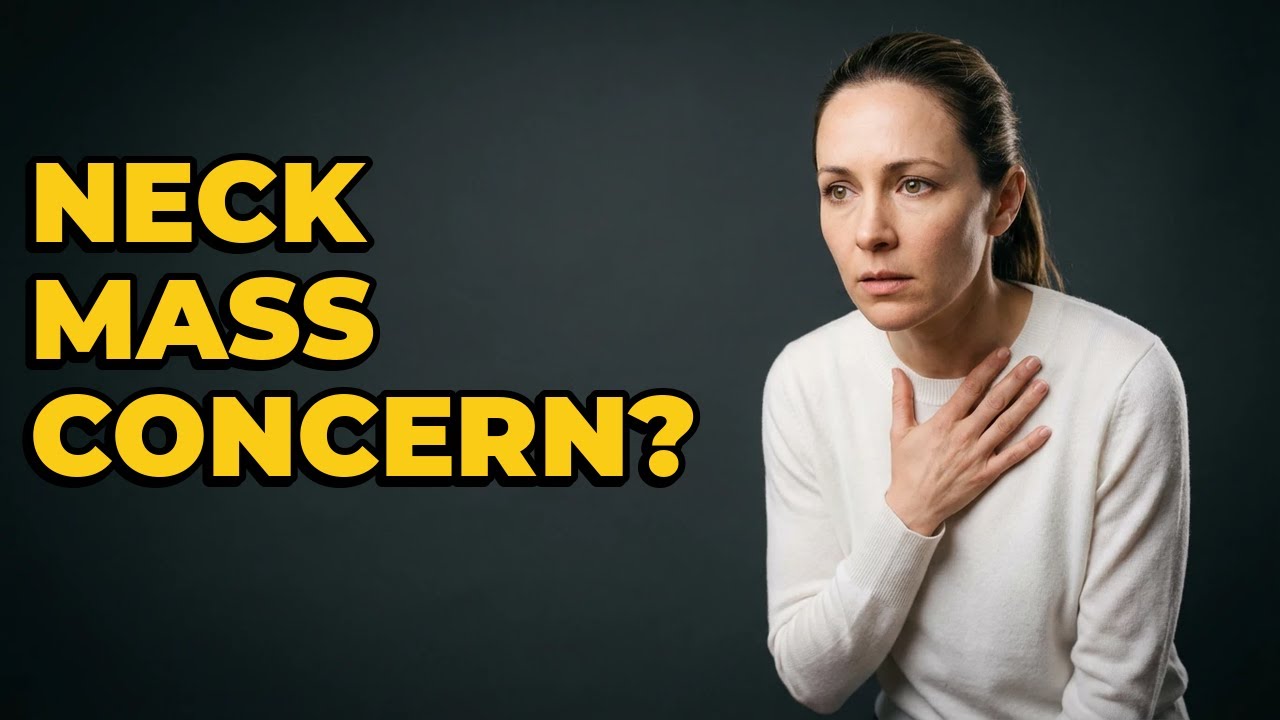 Is an Irregularly Shaped Neck Mass a Red Flag? - YouTube