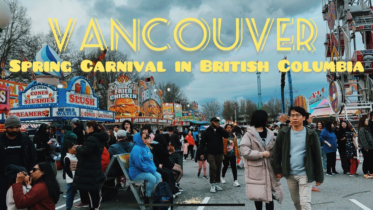 🇨🇦Vancouver BC,Canada 2024/Spring Carnival in Richmond,Vancouver/🎡🤹🏽🍨🍺 ...