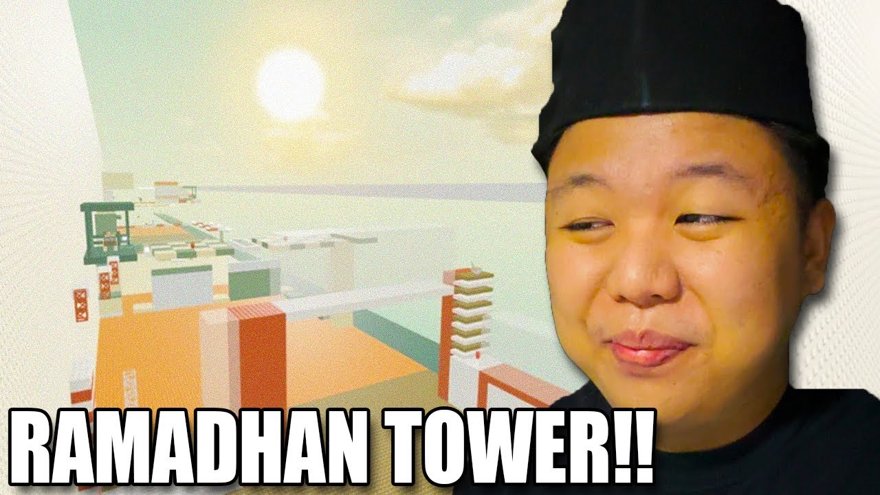 NGABUBURIT SAMBIL MAIN ROBLOX RAMADHAN TOWER!! - YouTube