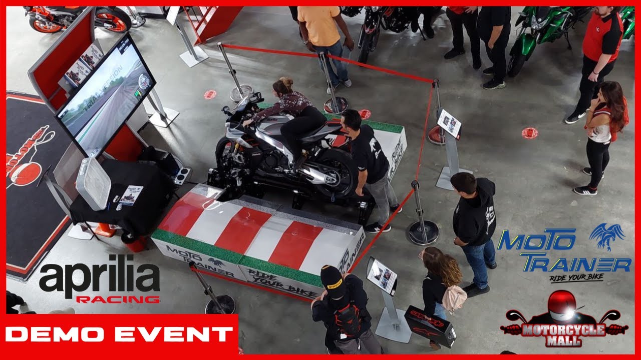 Motorcycle Mall x Moto Trainer | Aprilia Demo Ride Event 2021 - YouTube