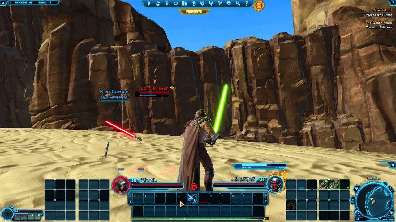 The Hero Of Tython Confronts Lord Praven - YouTube