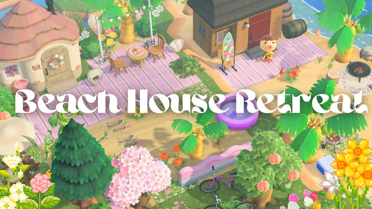 building the ultimate beach house ⋆౨ৎ˚ ˖ ࣪ animal crossing new horizons ...