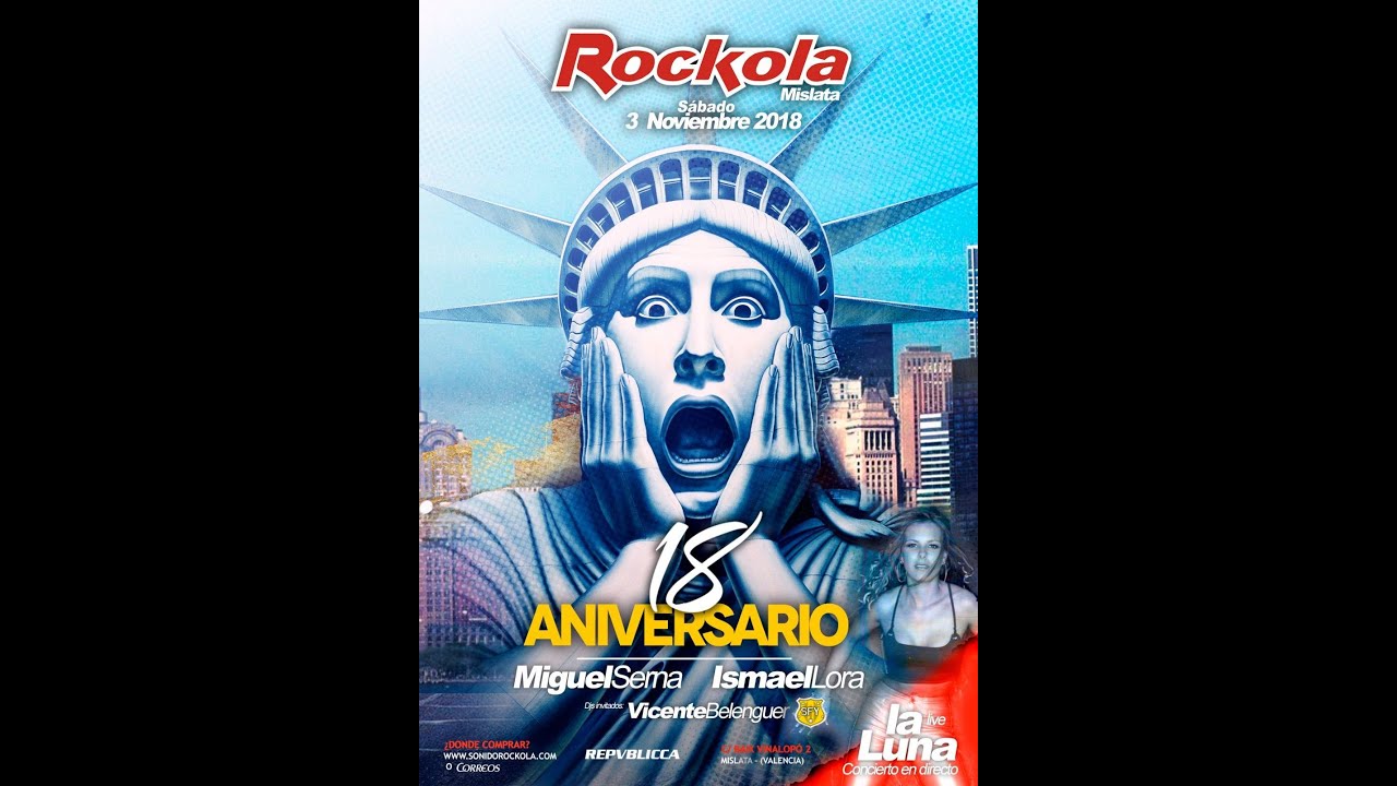 ROCKOLA MISLATA Cd Promo 18 Aniversario (03-11-2018) Miguel Serna - YouTube