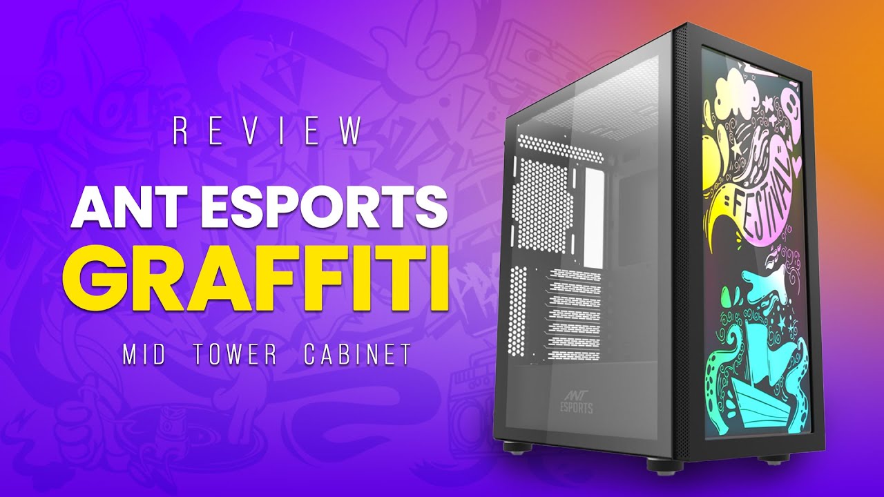 Ant Esports Graffiti Mid Tower Gaming Cabinet Review | Hindi - YouTube