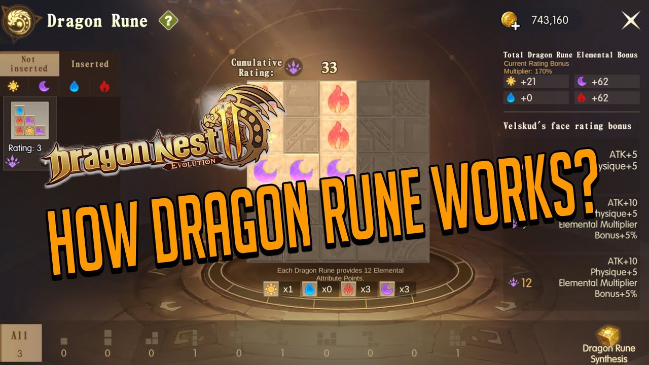 Dragon Nest 2 Evolution How Dragon Rune Works - YouTube
