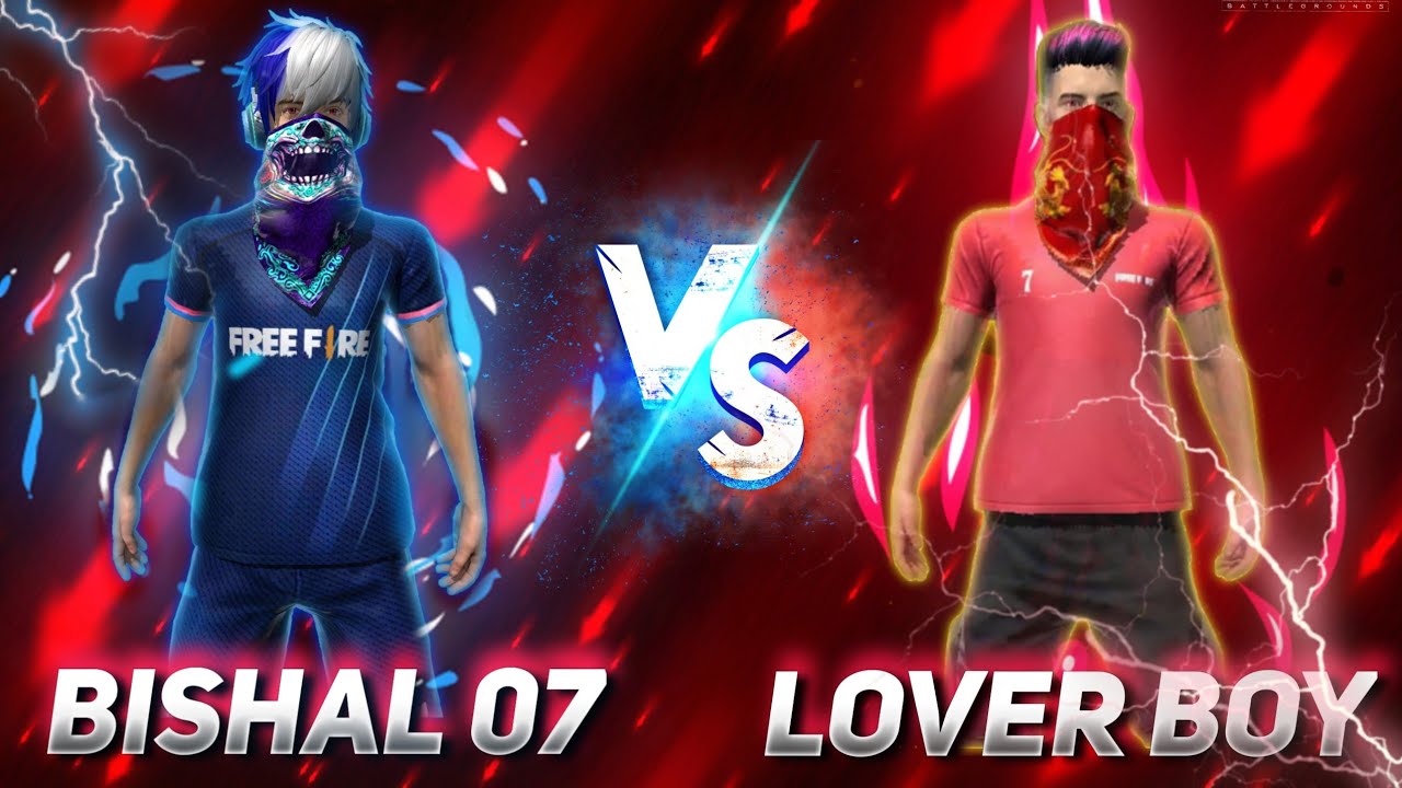 BISHAL 07 vs LOVERBOY || 1 Vs 1 Custom Battle || FreeFire - BISHAL ...