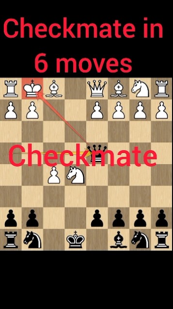 #Too Fast to Stop! Checkmate in Just 6 Moves ⚡! #chesstricks ! # ...