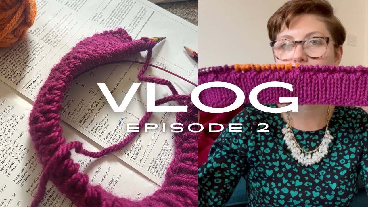 Knitting Vlog | Episode 2 | King Cole Cardigan - Casting On, TV Shows ...