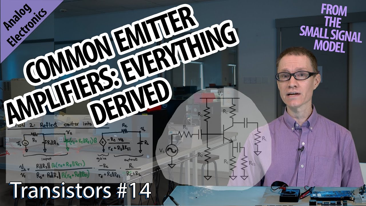 All About Common Emitter Amplifiers (14-Transistors) - YouTube
