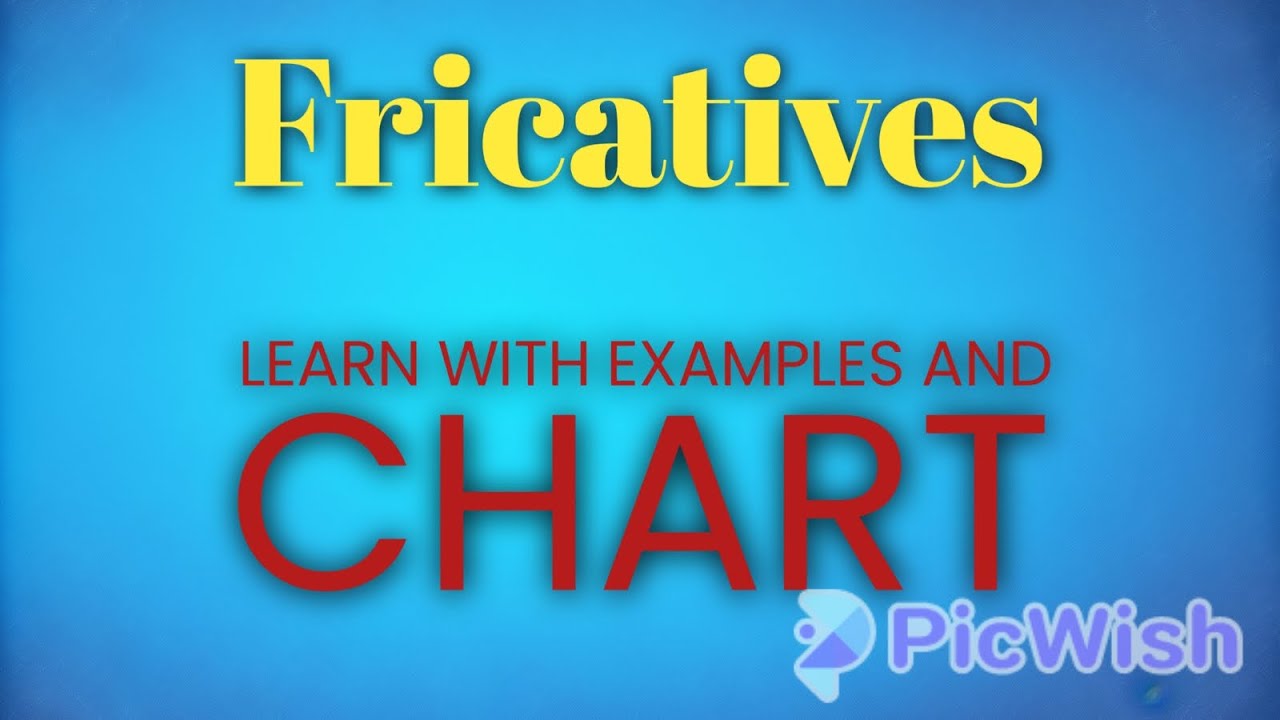 Fricative sounds in English | Fricative sounds in English - YouTube