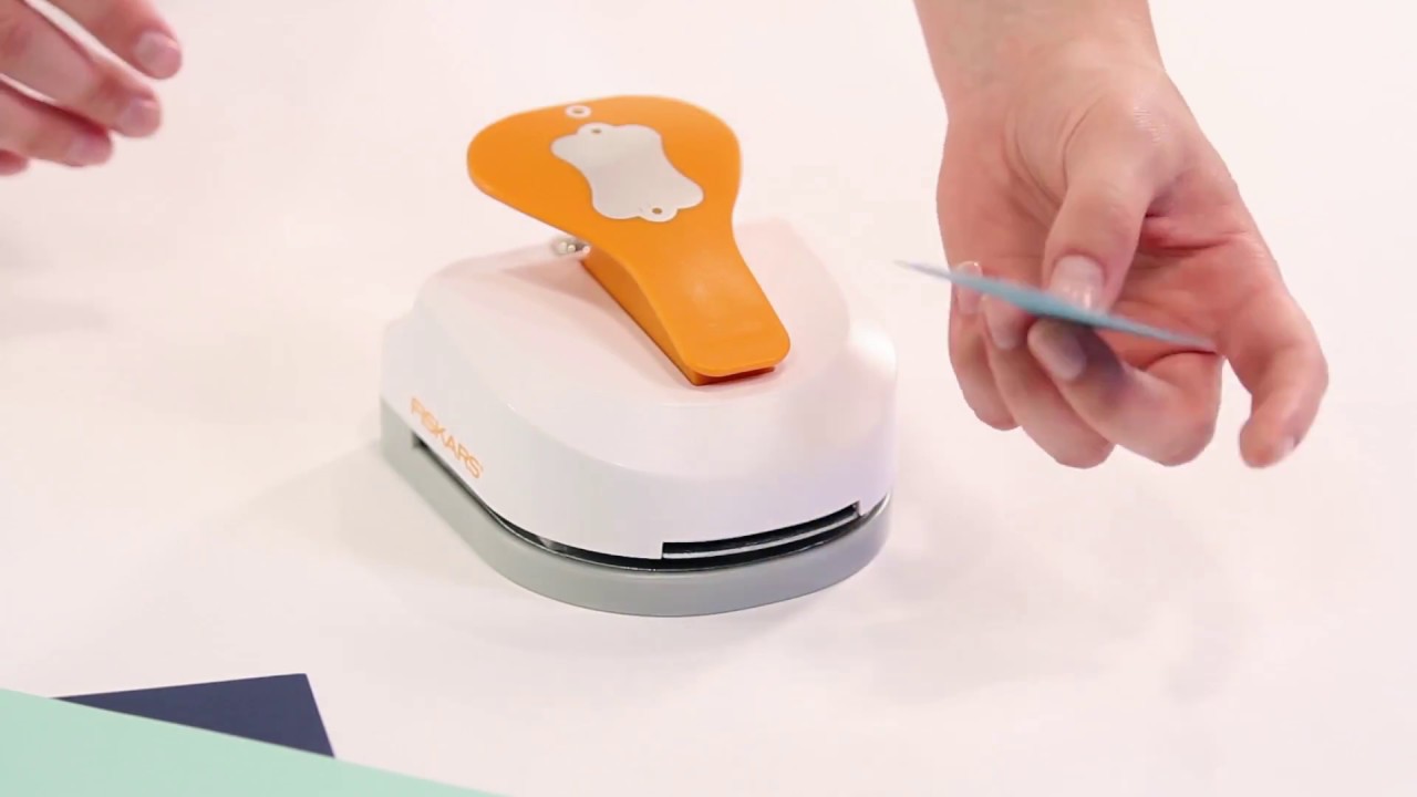 Fiskars Tag Maker Punch - Kristinas Scrapbooking - YouTube