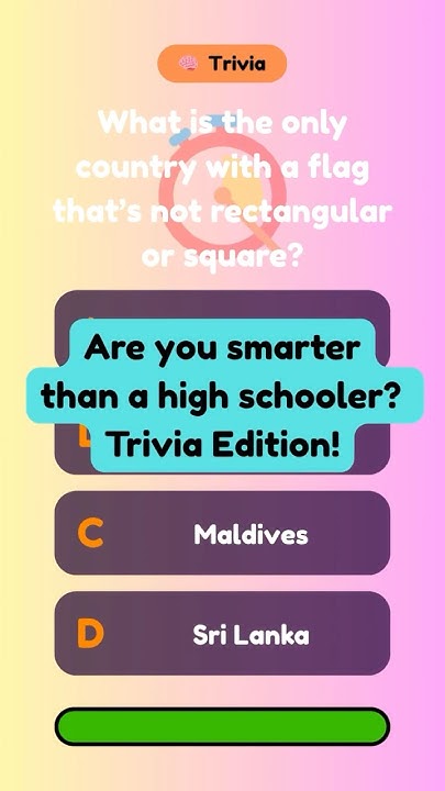 Are You Smarter than a High Schooler at Trivia? #shorts #trivia - YouTube
