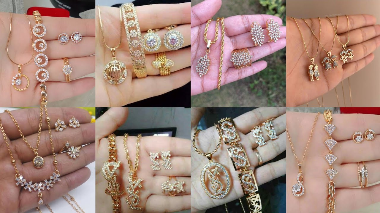Most Demanding Trendy Gold 1 tola Locket Set Design Ideas #gucci # ...