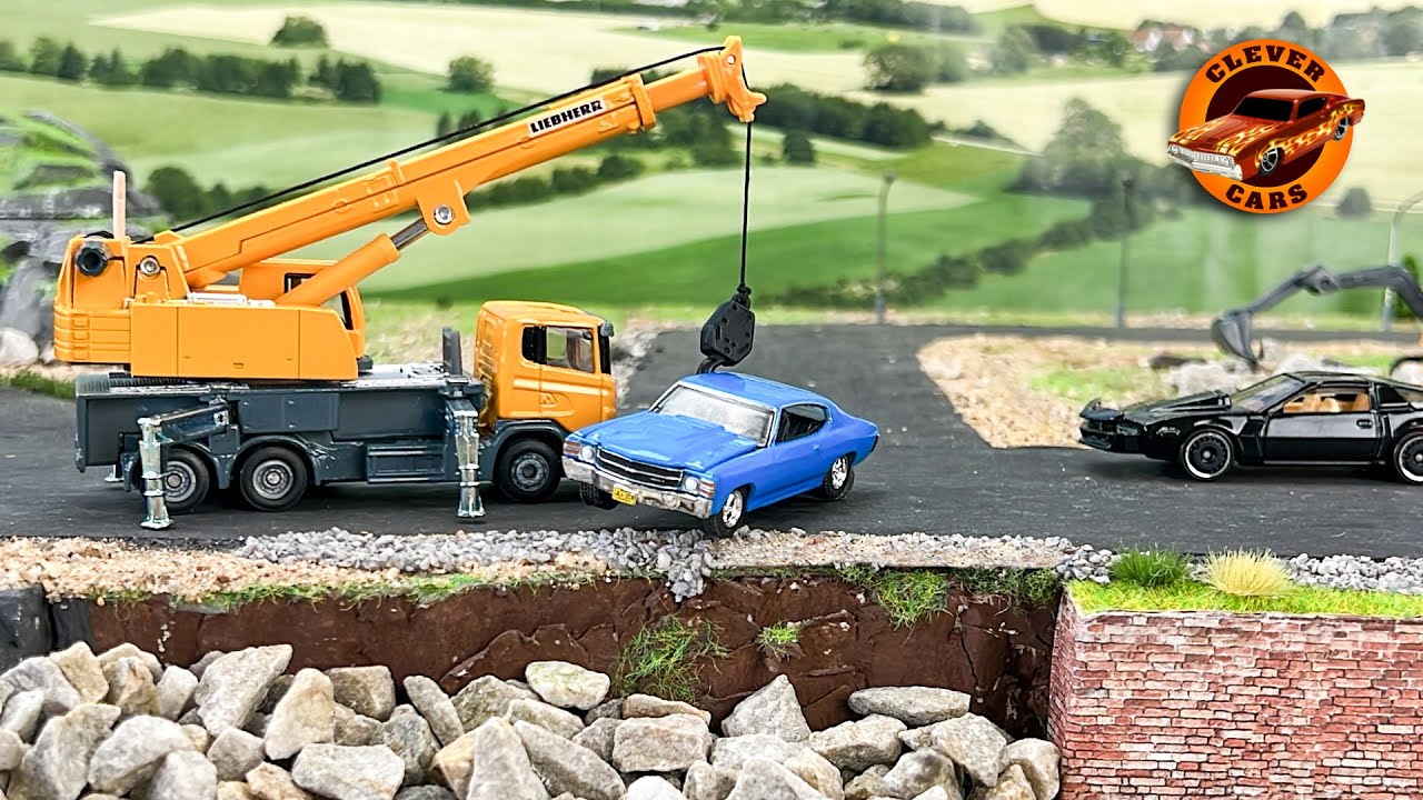Diecast Model Cars Accident 1/64 scale Diorama [Stop Motion] - YouTube