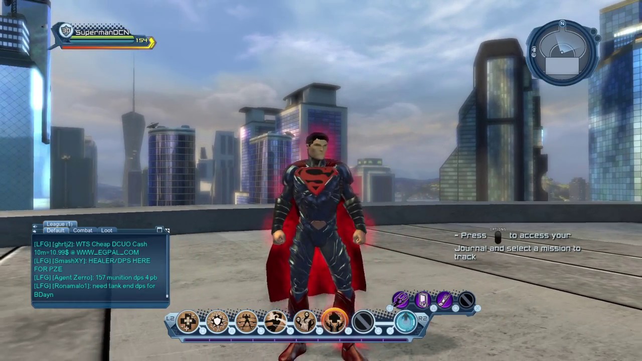 DCUO-SuperManDCN Styles - YouTube