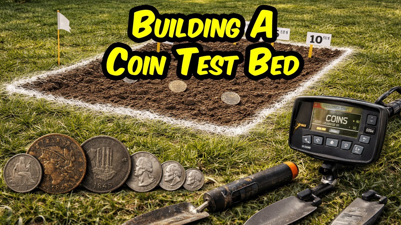 Building a Coin Test Bed – Metal Detecting Setup & Testing - YouTube