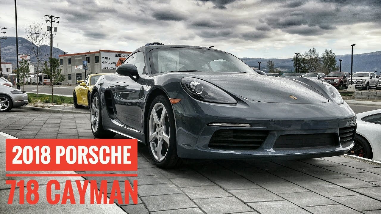 2018 Porsche 718 Cayman - Graphite Blue Metallic - YouTube