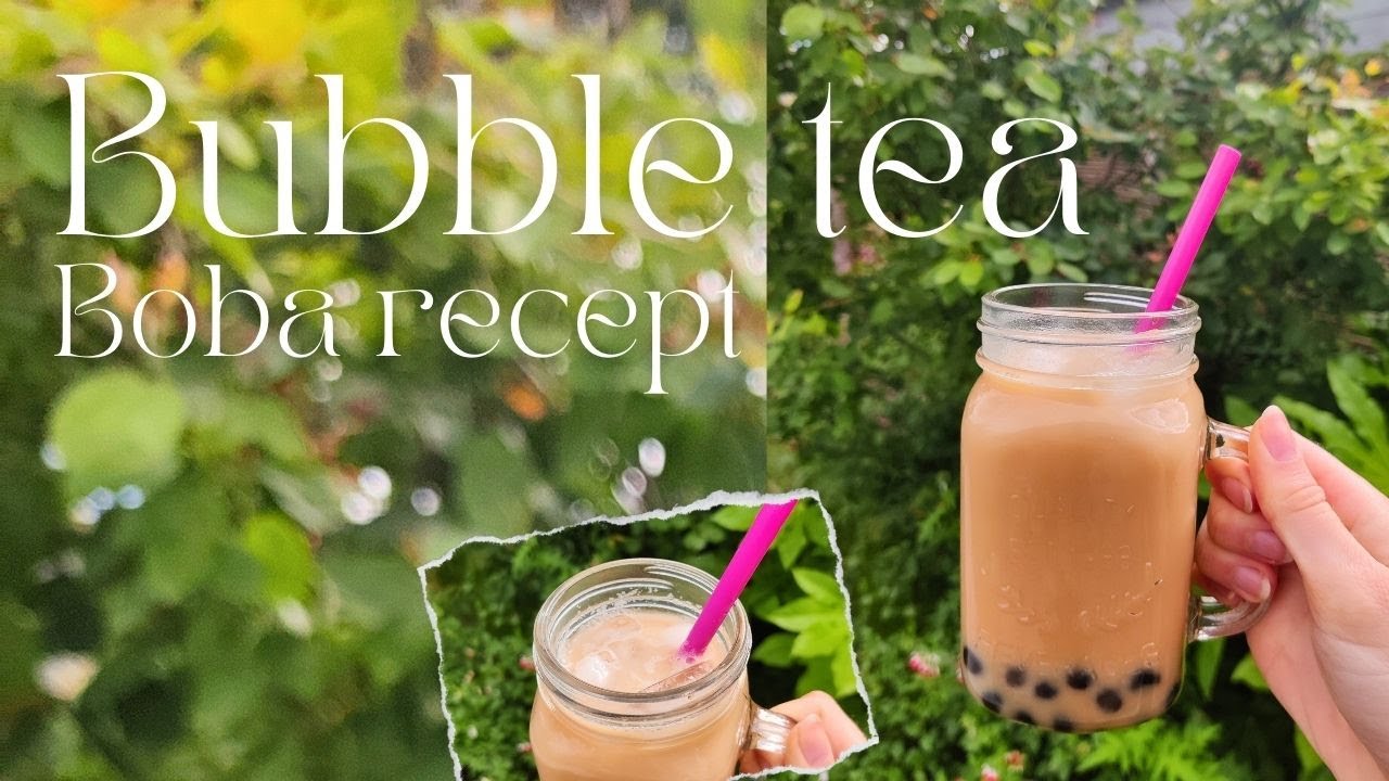 Zo maak je zelf boba bubble tea | RECEPT - YouTube