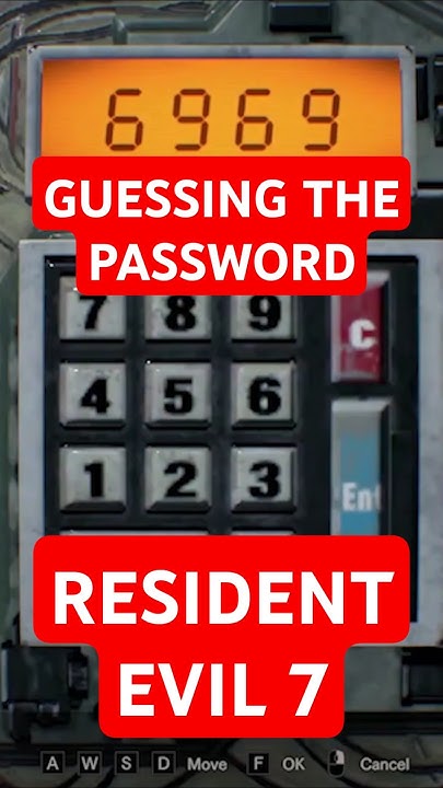 I guess the password (Resident Evil 7) - YouTube
