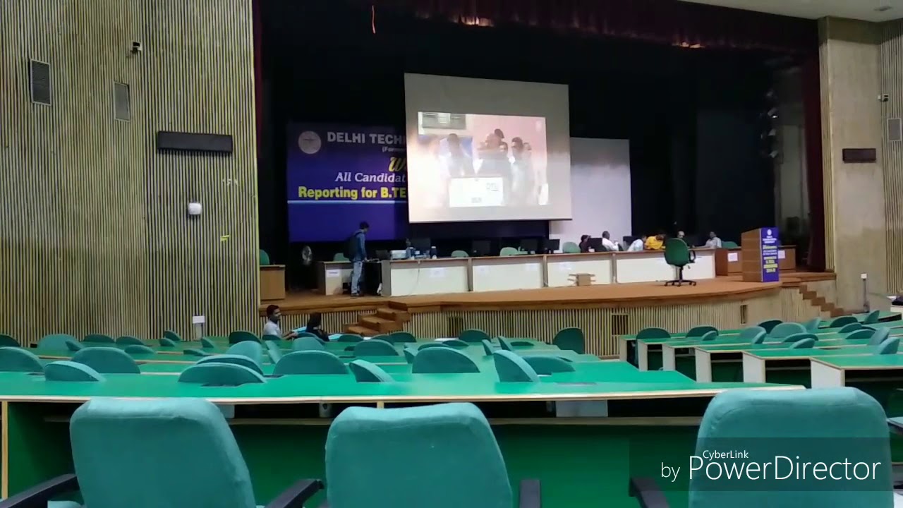 DTU DR.BR AMBEDKAR AUDITORIUM, ADMISSION HALL - YouTube