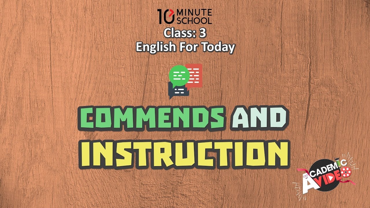 09.01. Unit 9 : Commands & Instructions - 5 [Class 3] - YouTube
