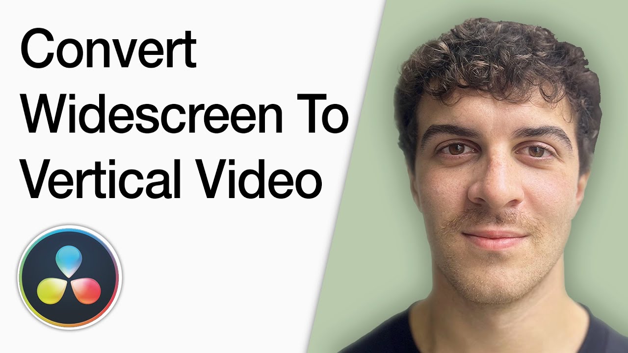 How To Convert Widescreen To Vertical Video In Davinci Resolve (Full ...