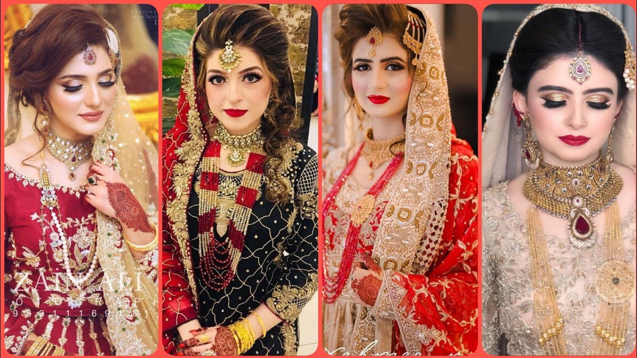 Beautiful Pakistani bridal makeup and jewellery/new Pakistani jewellery ...