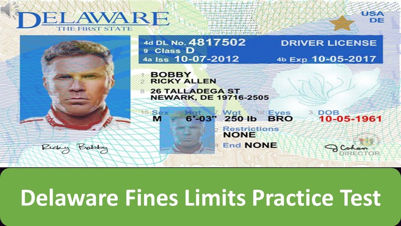 Delaware Fines Limits Practice Test - YouTube