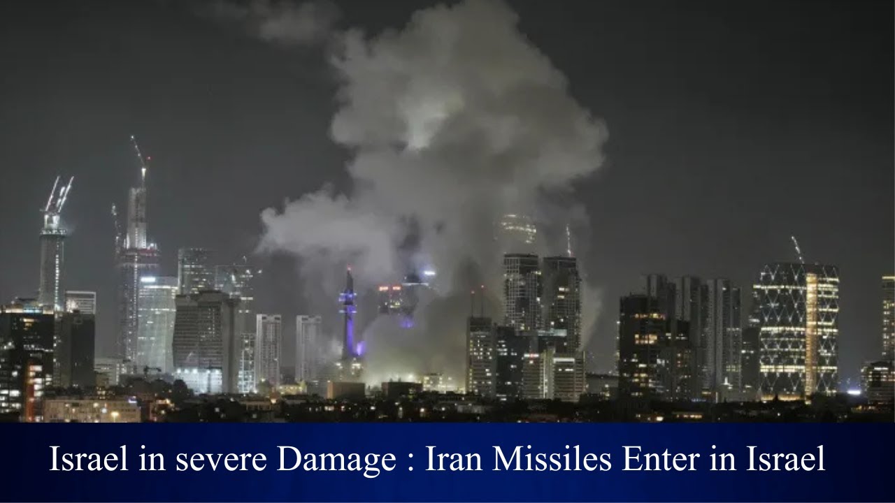 Live Iran Vs Israel : Iran Missiles Enter in Israel | Israel severe ...