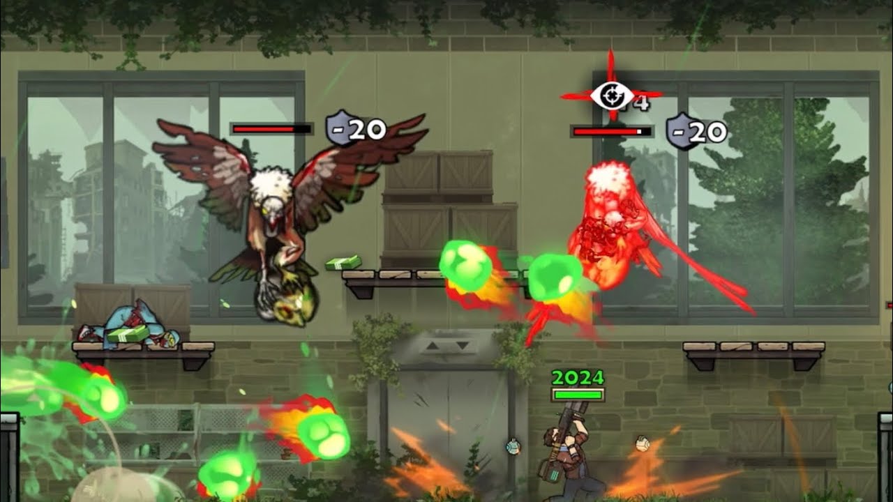 Zombie hawks in Earn to die rogue - YouTube