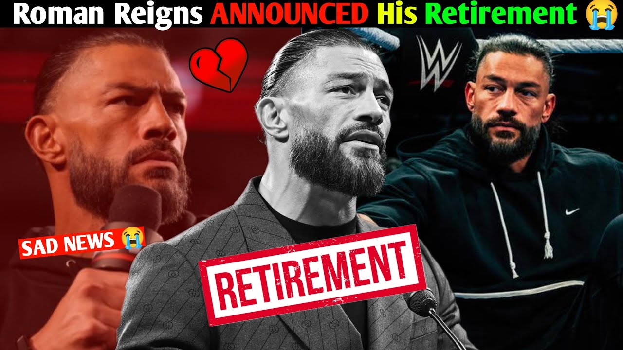 SHOCKING 🤯! Roman Reigns Announced His RETIREMENT 😭| Roman Reigns ...