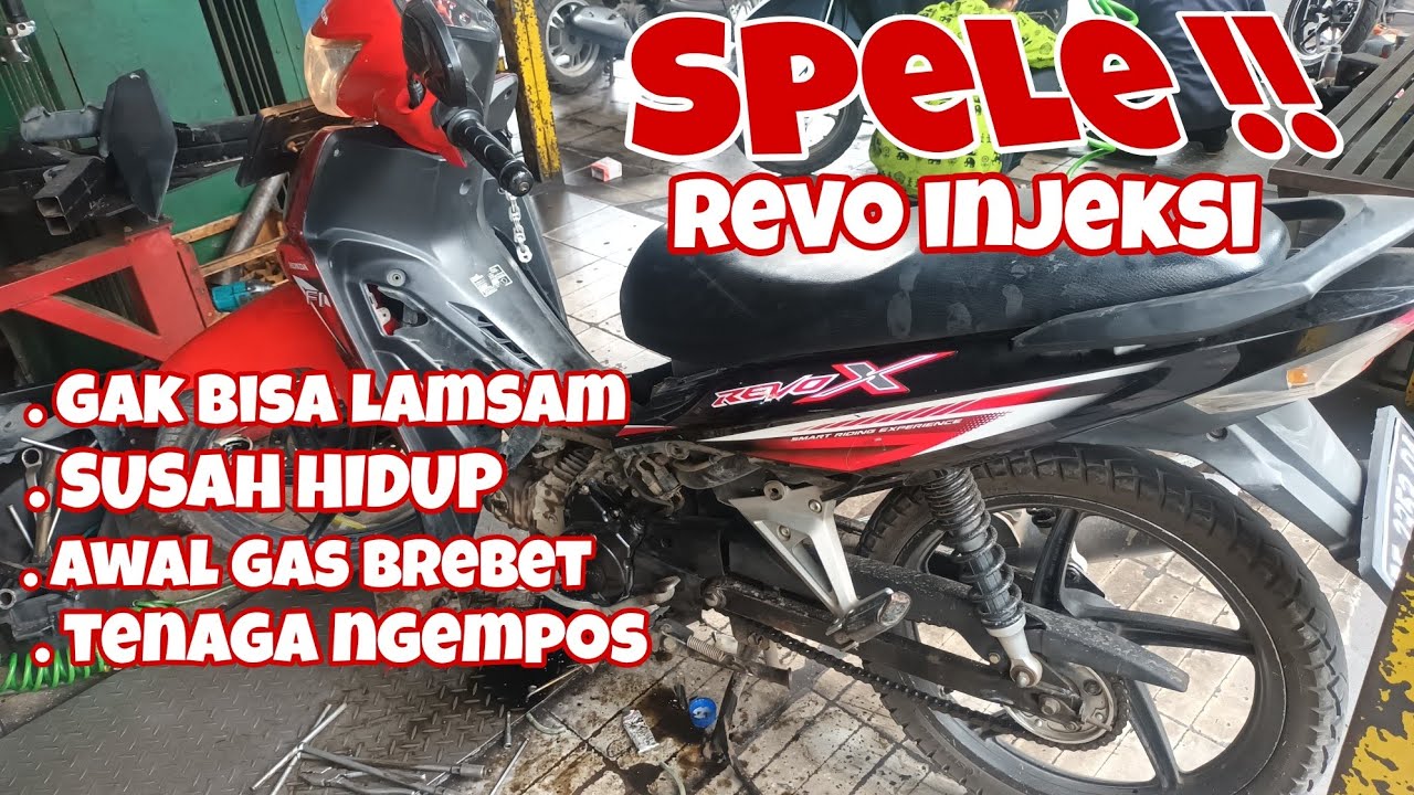 Sepele !! Honda Revo fi/Injeksi Gak bisa Lamsam,tenaga Ngempos dan ...