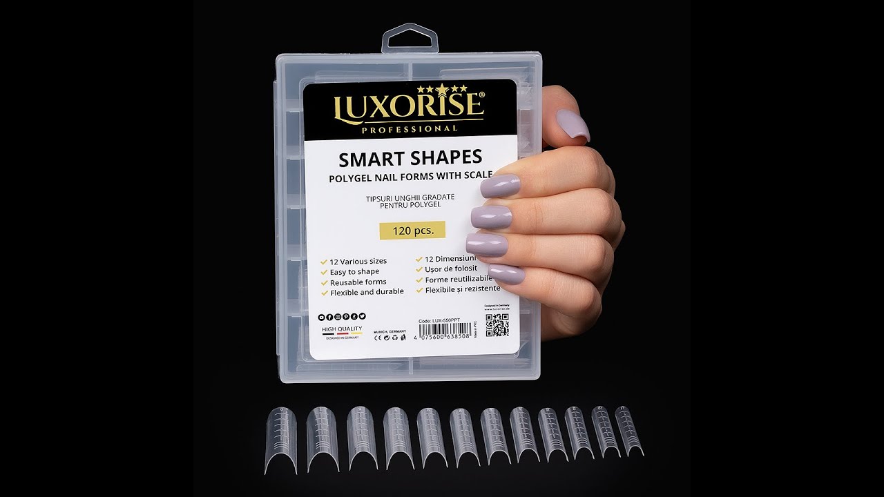 Tipsuri Smart Forms pentru Polygel si Gel - LUXORISE - YouTube