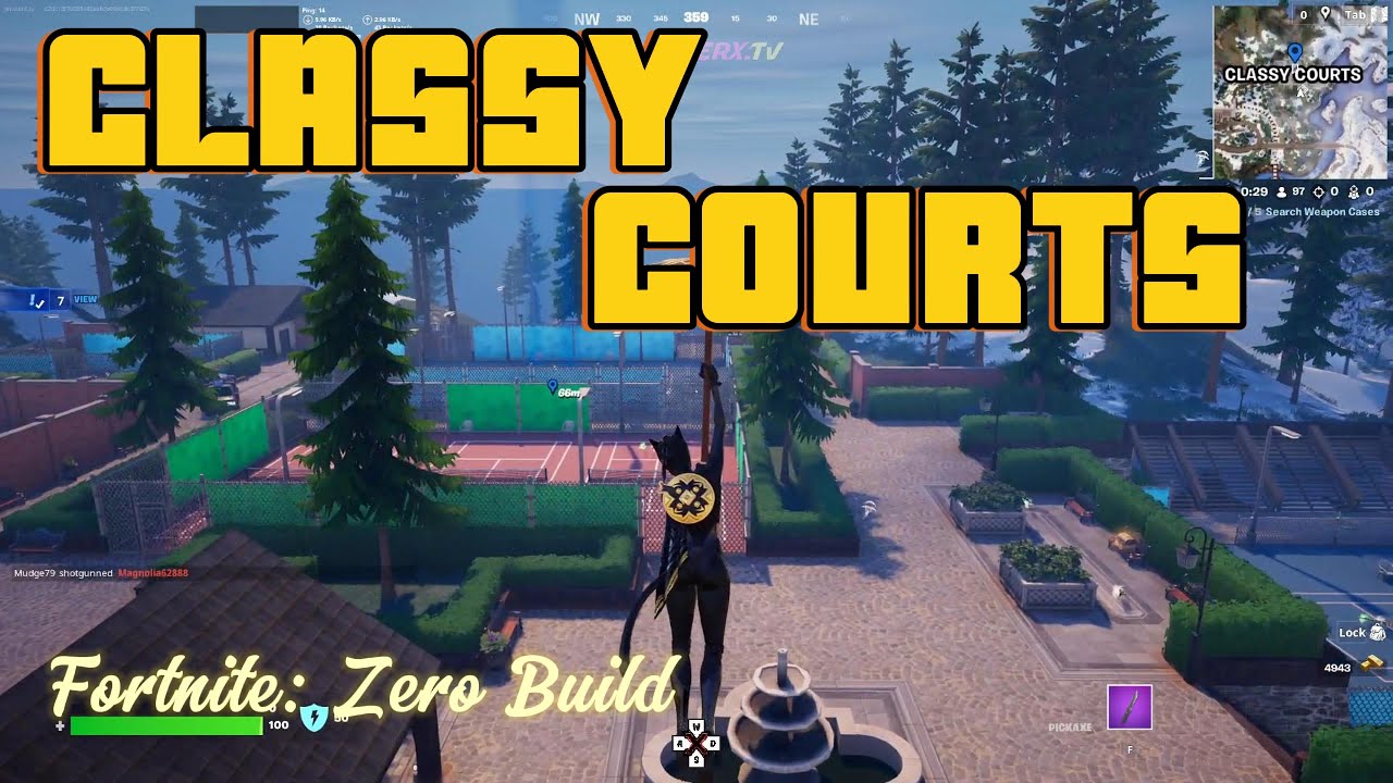 What to do when landing in Classy Courts | Zero Build | Fortnite - YouTube