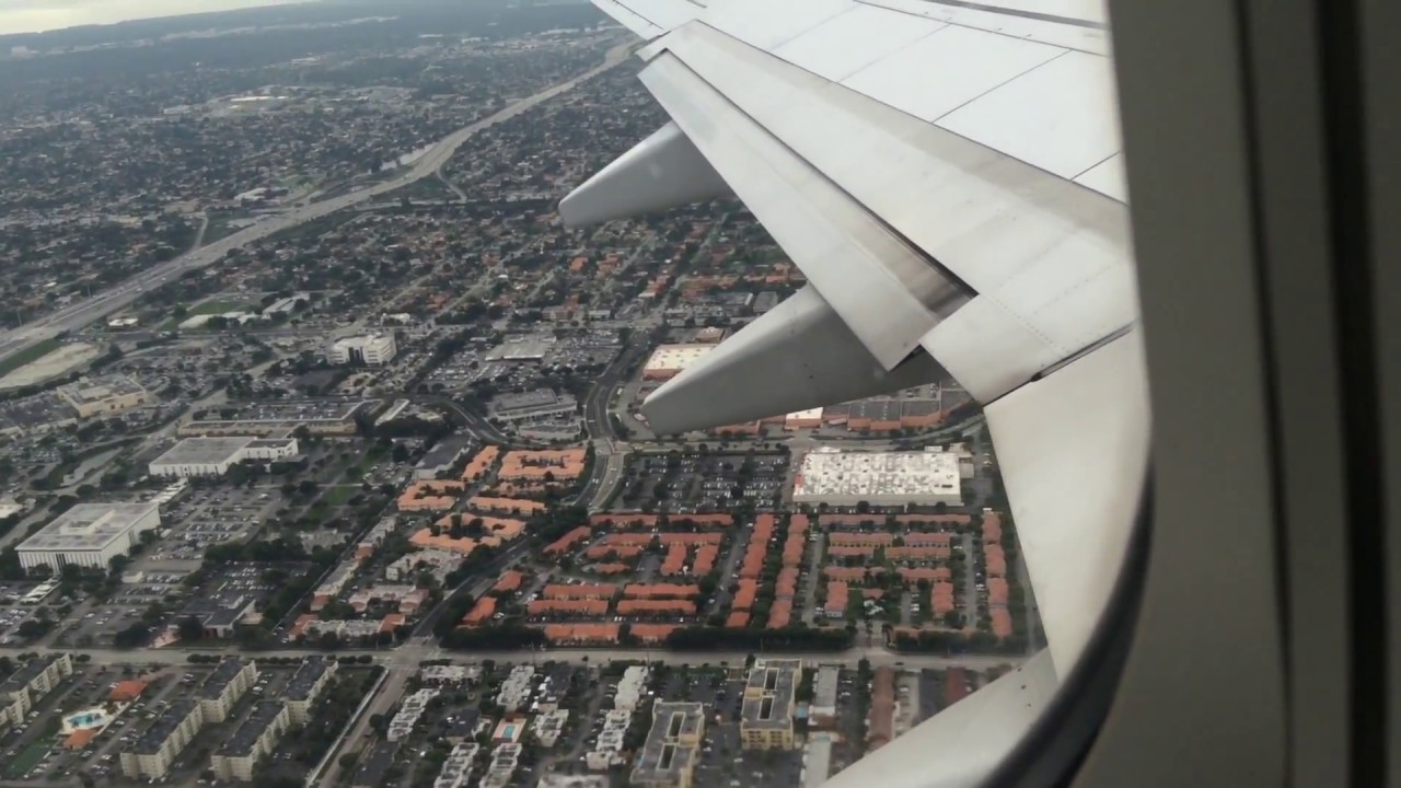 American Airlines (new 737-800) Miami to Guatemala complete video - YouTube
