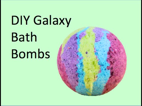 DIY Galaxy Bath Bombs - YouTube