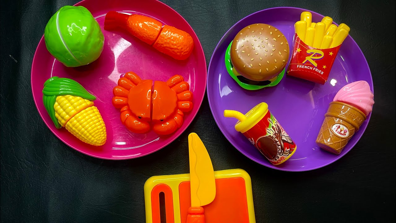 How to cut fast food | fast food cutting | asmr satisfying video - YouTube