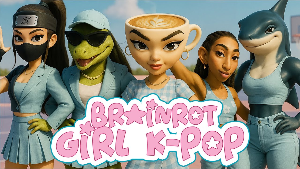 BRAINROT GIRLS | K-pop Energy Unleashed! | Official Music Video - YouTube