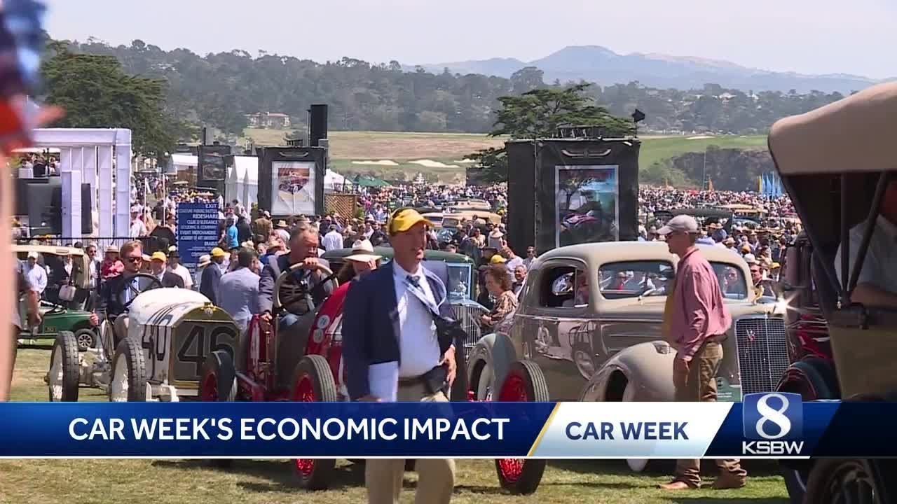 Looking at the economic impact of Car Week 2023 - YouTube
