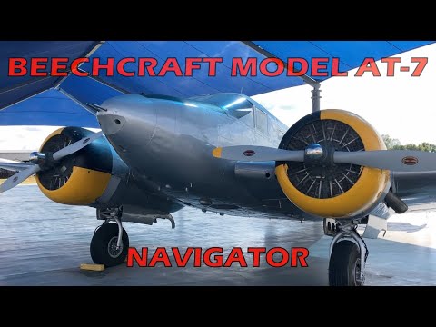 Beechcraft Model AT-7 Navigator Walk Around - YouTube