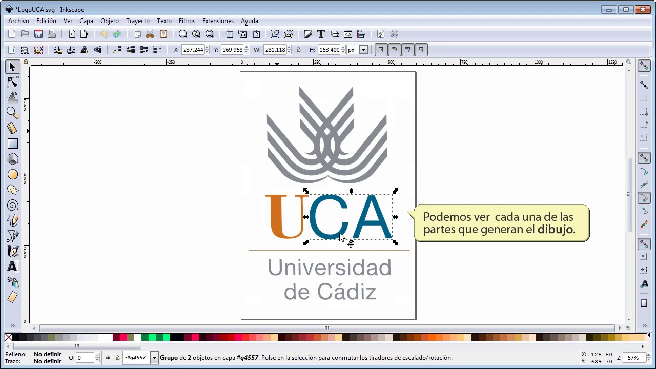 03 Tutorial de Inkscape Objetos vectoriales y selección - YouTube