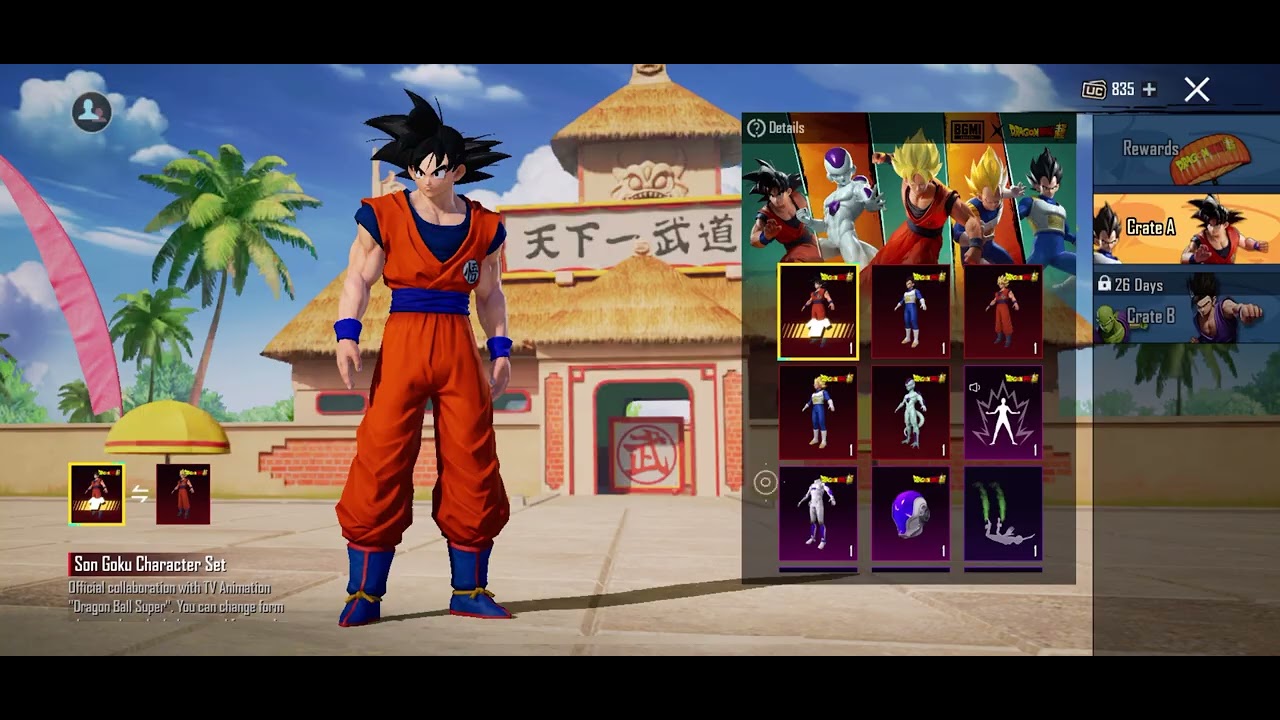 Bgmi goku create opening - YouTube