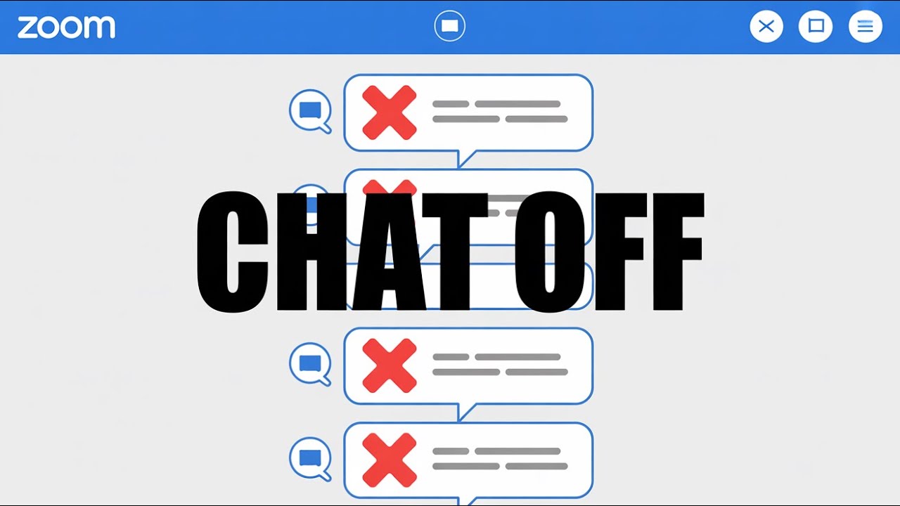 How to Disable Chat in Zoom Meetings (Host & Admin Settings) - YouTube