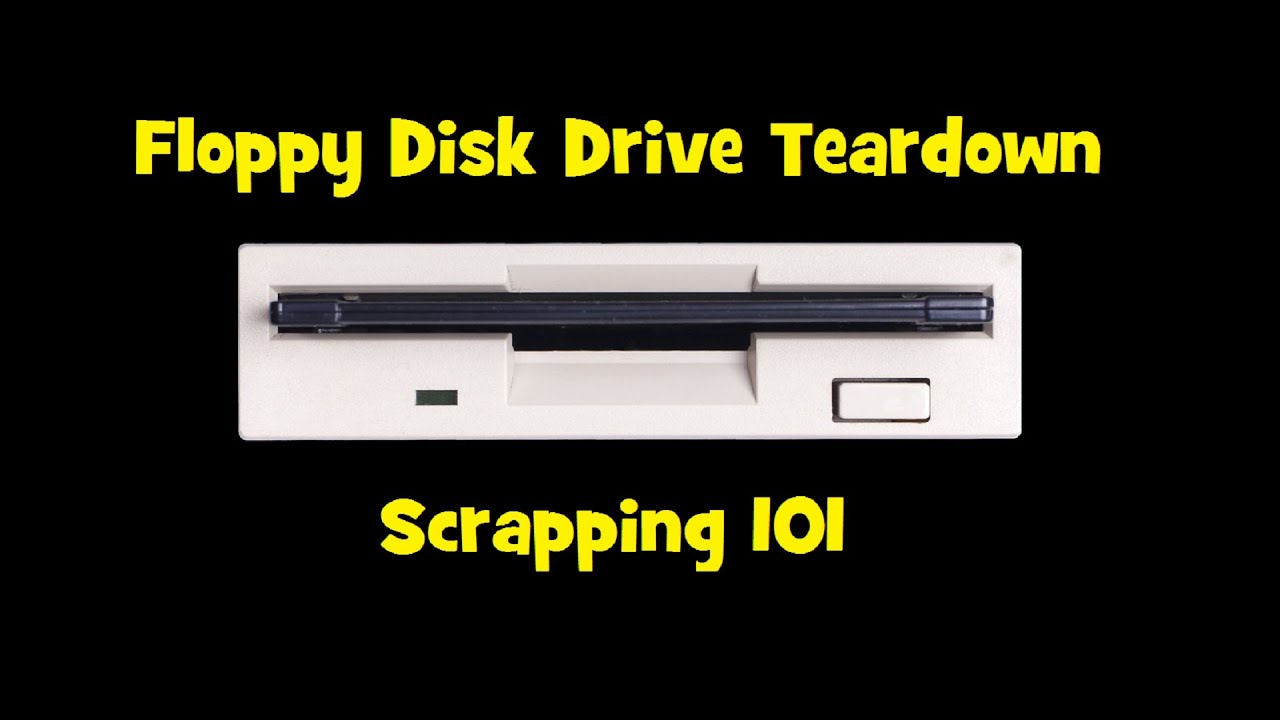 Floppy Disk Drive Teardown - Scrapping 101 - YouTube