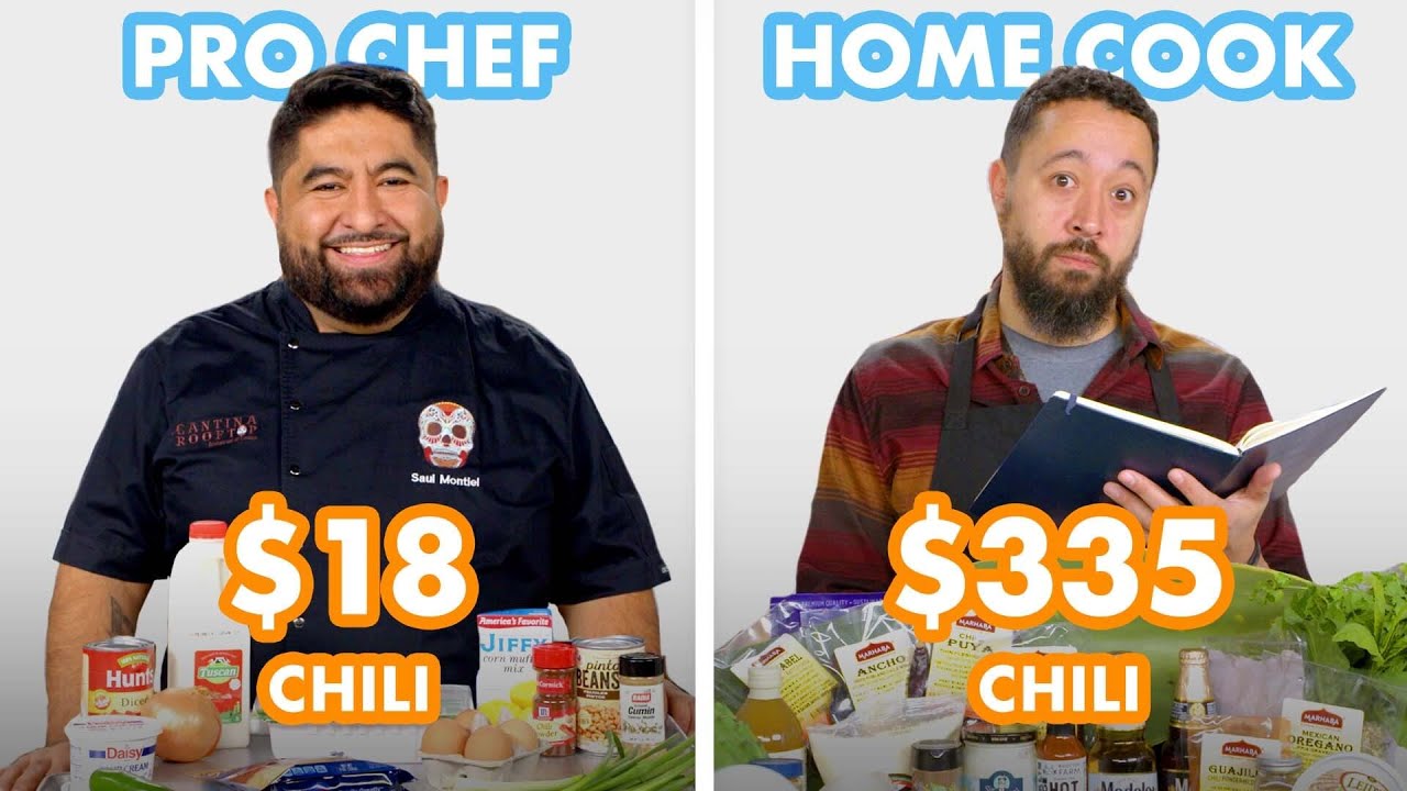$335 vs $18 Chili: Pro Chef & Home Cook Swap Ingredients | Epicurious ...
