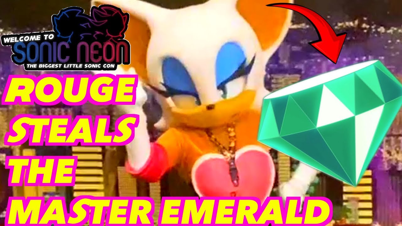 Rouge steals the Master Emerald at a Sonic Convention - YouTube