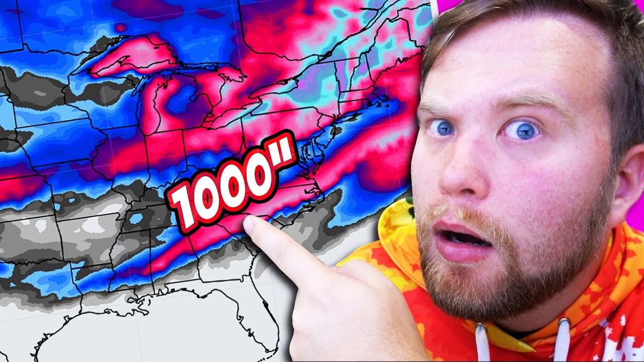 1000 Inches Of Snow? Multiple Major Snowstorms! Model Error? - YouTube