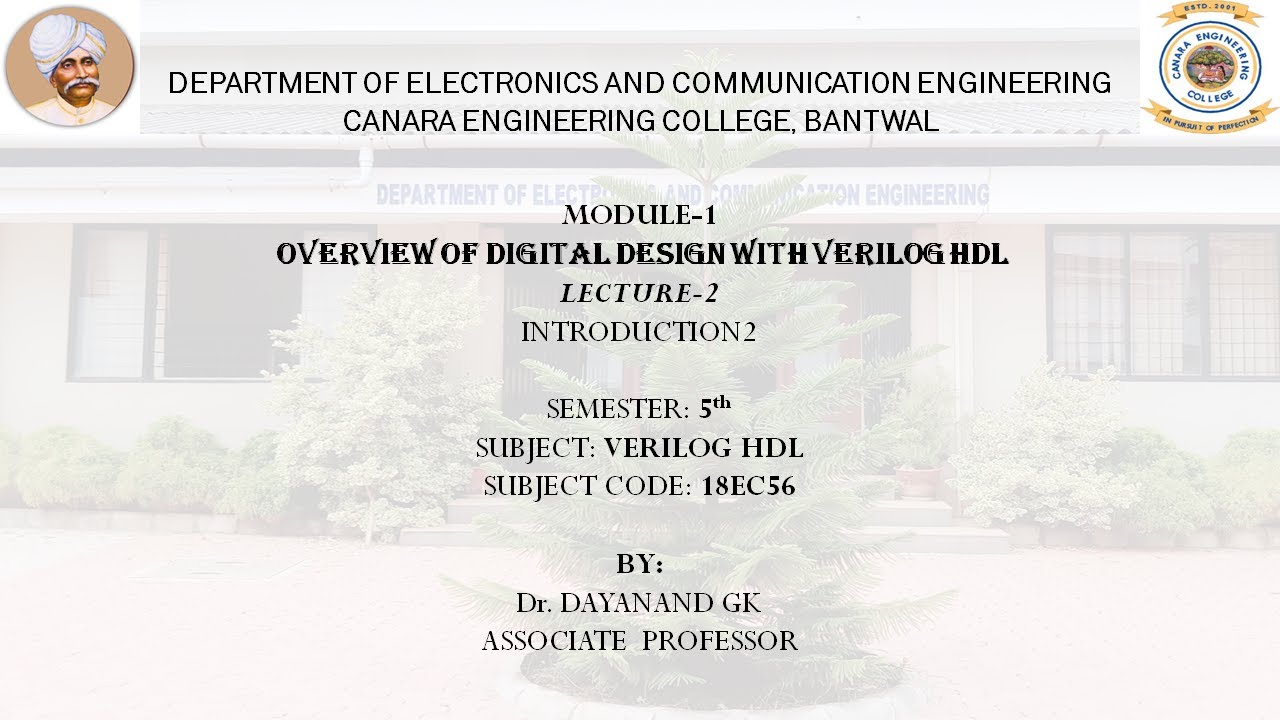 Vtu Verilog Hdl 18ec56 M1 L2 Intro2 Youtube
