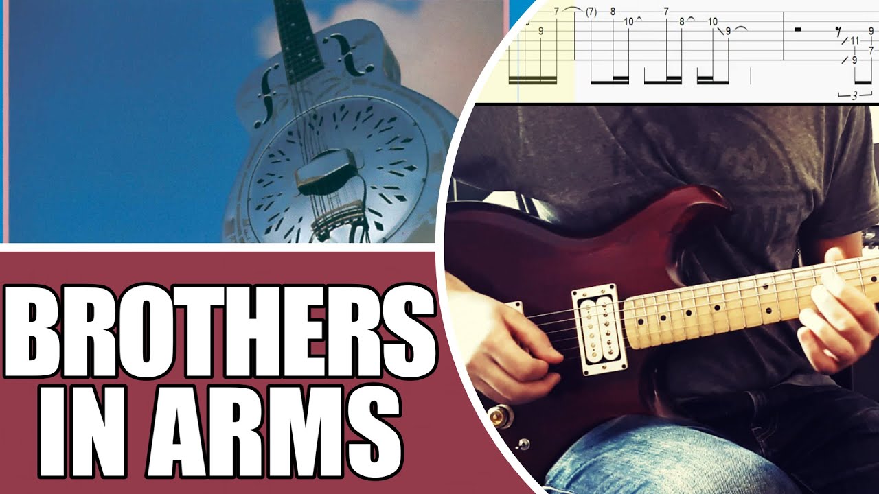 Brothers In Arms - Dire Straits | Guitar solo cover with tabs #44 - YouTube