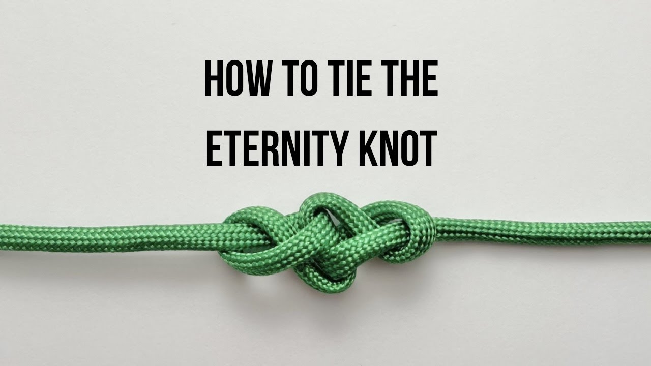 How to tie the Eternity Knot - YouTube